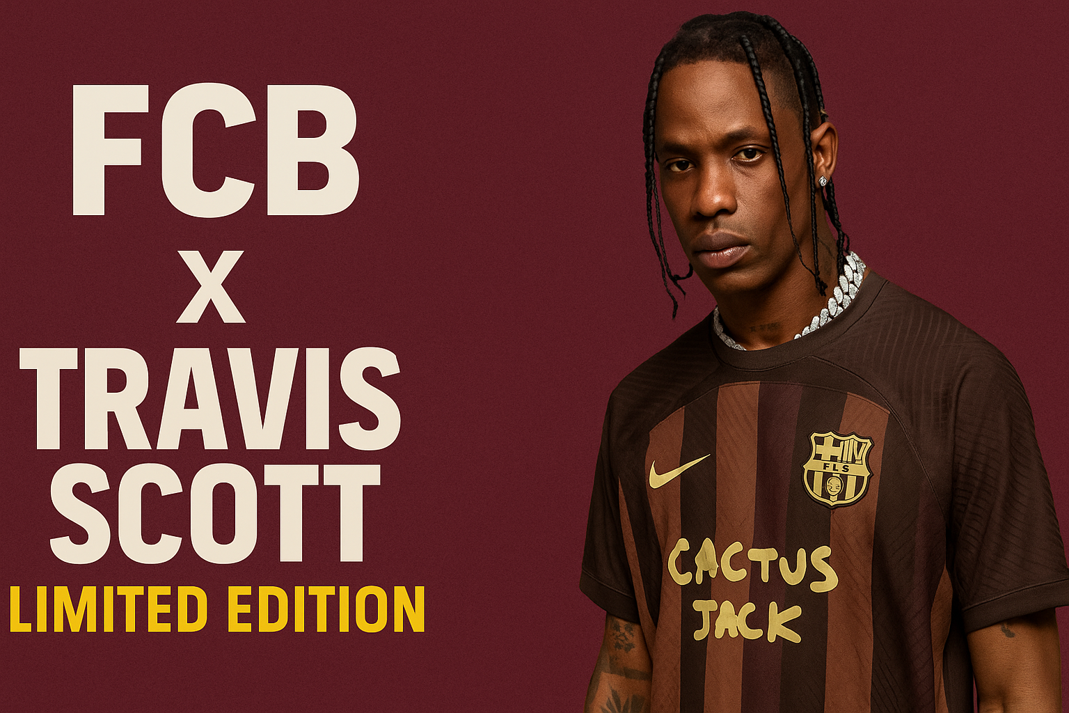 Barça x Travis Scott Jersey – Limited Edition Drop – Striker Store