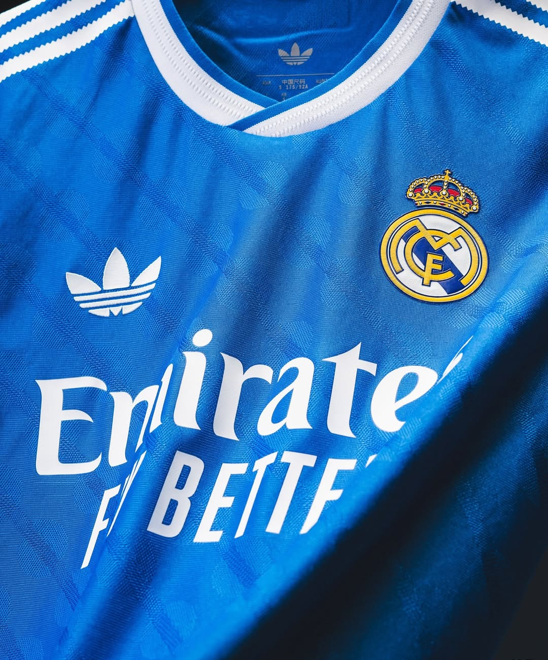 Real Madrid Third Jersey 2025-26 Player Version — Blue | Striker Store
