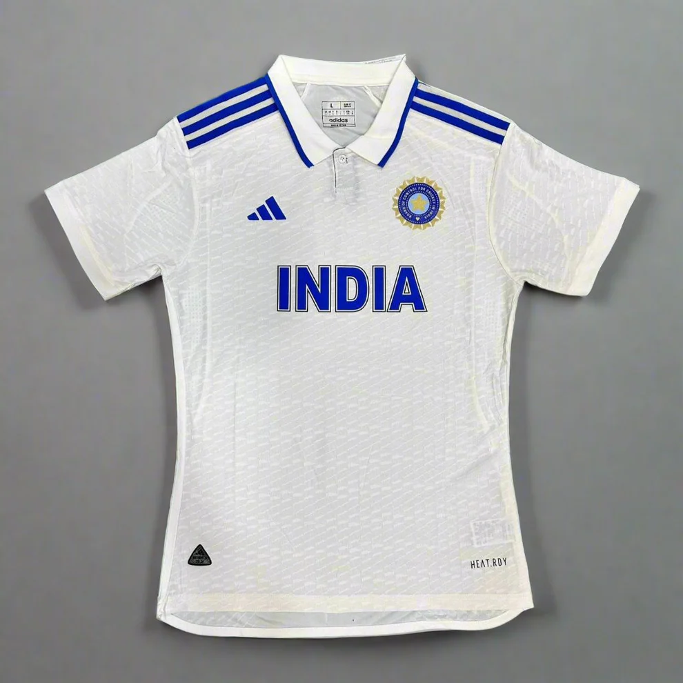 India Test Cricket Jersey 2025 – Official Quality | Striker Store